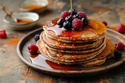 Recette Facile de Pancakes aux Flocons d Avoine Petit Déjeuner Sain