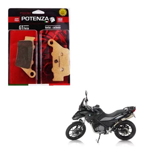 Pastilha Freio Traseiro Potenza Bmw G650 F650 F700 F800 Gs Frete grátis