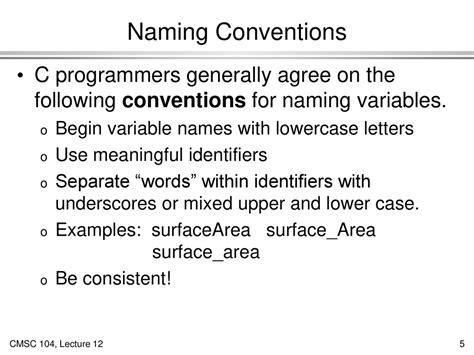 variables in c topics naming variables declaring variables ppt download