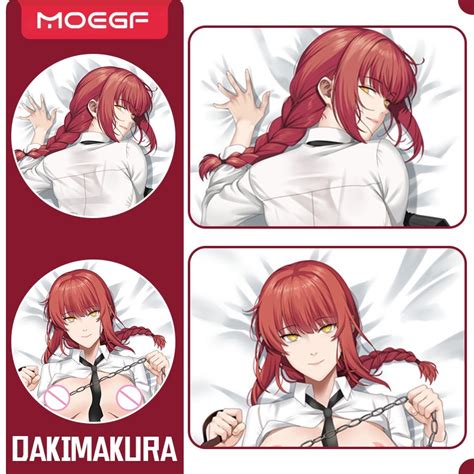 Chainsaw Man Anime Dakimakura Hugging Body Pillow Case 150cm Hms Makima Hentai Dakis W7kv