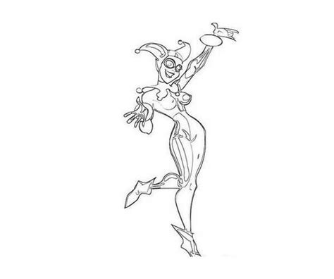 Dibujos Para Colorear De Harley Quinn