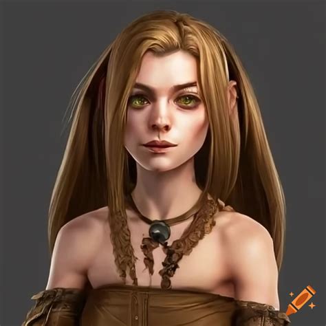 Tall Average Sized Woman With Hazel Eyes And Dark Blonde Hair Fantasy
