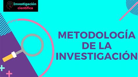 Metodología de investigación Investigación científica