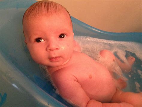 Baby Boy Bath Time