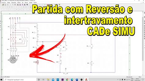 Partida Reversão e intertravamento CADe SIMU YouTube