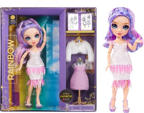 Rainbow High Fantastic Fashion Puppe Violet Willow Lila Modepuppe