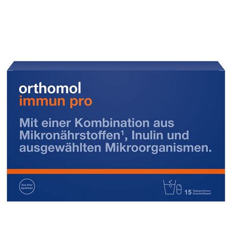 Orthomol Immun pro für eine intakte Darmflora Inulin