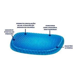 EGG SIT Assento Almofada Gel Silicone Ovo Ortopédico Confortavel