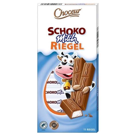 CHOCEUR Schoko Milch Riegel von Aldi Süd