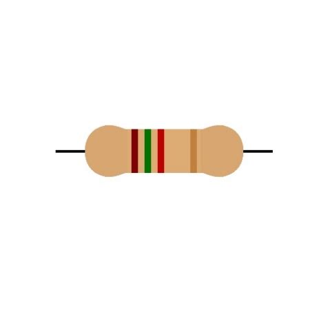 Kit 500 peças Resistor 1K5 5 1 4W CR25 Resistor Achei Componentes