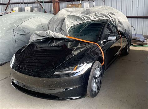 Leaked Photo Reveals Bold New Headlights For Tesla Model Refresh