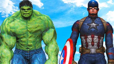 THE INCREDIBLE HULK VS CAPTAIN AMERICA EPIC BATTLE YouTube