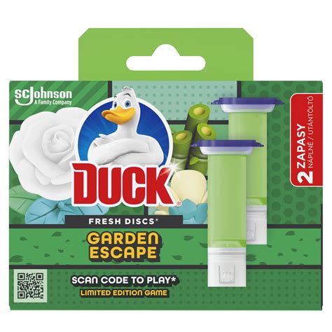 Duck Fresh Discs Garden Escape żelowe krążki do WC Podwójny Zapas