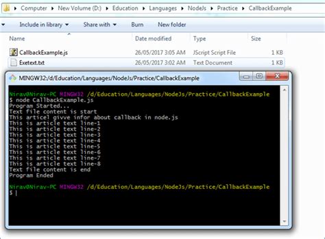 Callback Concept And Events In Node Js