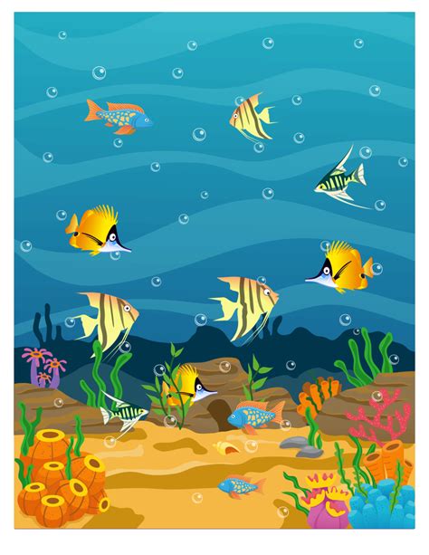 Arquivo De Desenho De Peixes Coloridos Green Png