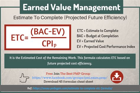 Estimate To Complete ETC Formulas In Project Management Earned