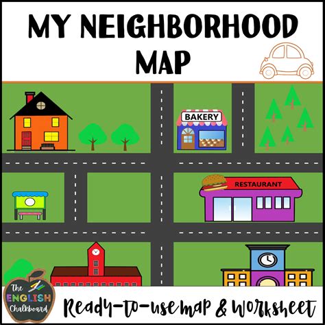 My Neighborhood Maps Worksheets Map Skills