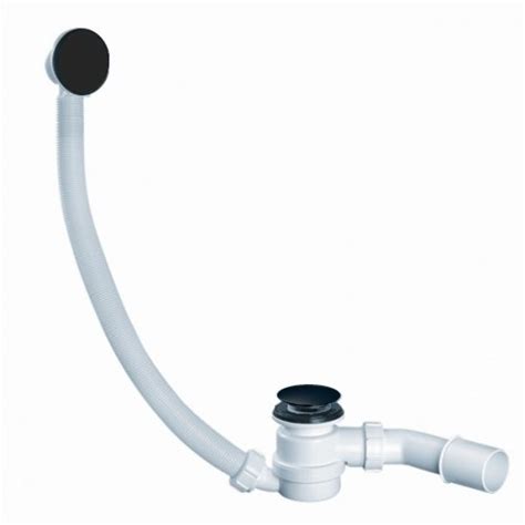 Сифон для ванны McAlpine Click clack с прочисткой снаружи HC2600CLMB