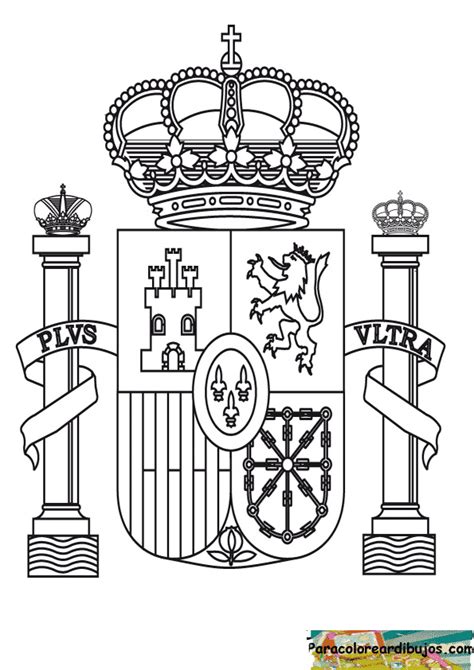 Dibujo De Espana Para Colorear Dibujos Para Colorear