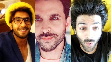 Ranveer Singh Hrithik Roshan And Kartik Aaryan S Selfie Game Is