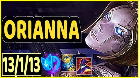 ORIANNA Vs AHRI MID 13 1 13 Legendary EUNE Master 14 7 YouTube