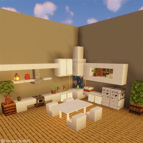 Minecraft Modern Kitchen Design Fennon