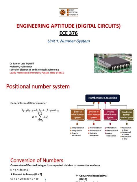 unit 1 number system pdf binary coded decimal notation