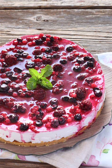 Cheesecake Ai Frutti Di Bosco Surgelati Sapore Di Arianna