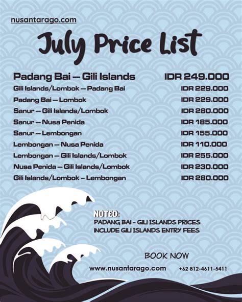 Gili Trawangan From Bali Fast Boat Online Ticket Nusantarago