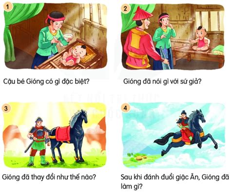 Giải Bài 25 Nói và nghe Kể chuyện Thánh Gióng SGK Tiếng Việt 2 tập 2