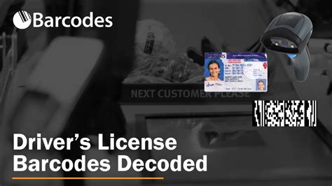 Driver S License Barcodes Decoded With Airtrack Scanner Barcoding News