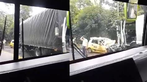 Niña de tres años murió tras accidente en la Autopista a la altura de
