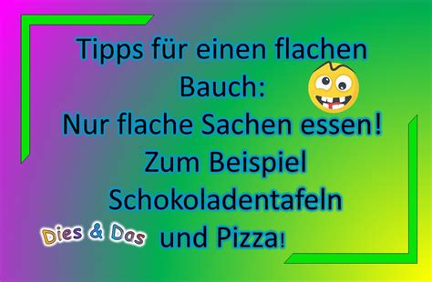 Tipps für einen flachen Bauch Dies Das