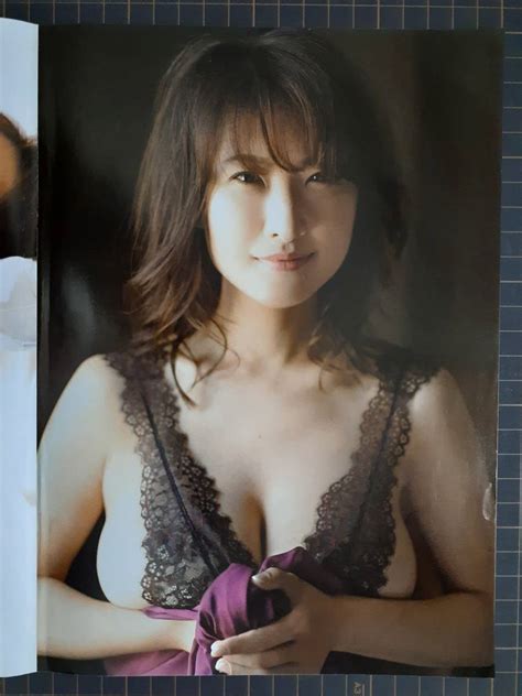 マニア切り抜き 古瀬絵理 グラビア 禁断の果実 平成 女子アナ 39歳 人妻 美熟女 美巨乳 スイカップ 温泉入浴 袋とじ 8p タレント