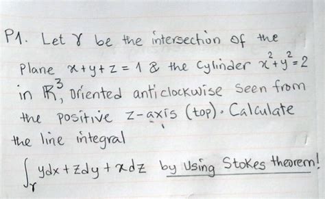 [solved] p2 by using stokes theorem calculate the integral given below course hero