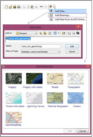Georeferencing A Raster Dataset Using A Basemap Layer Online Gis
