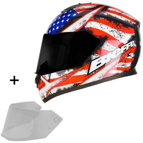Capacete Bieffe B12 USA Masculino Feminino Lançamento Viseira Fumê
