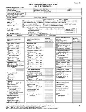 Tree Risk Assessment Form Fill And Sign Printable Template Online