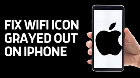 How To Fix Wifi Icon Grayed Out On Iphone Youtube
