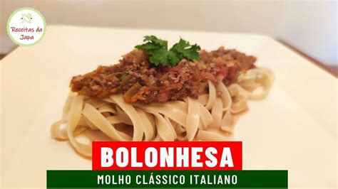 Como fazer Molho a BOLONHESA Italiano Rápido e Fácil YouTube