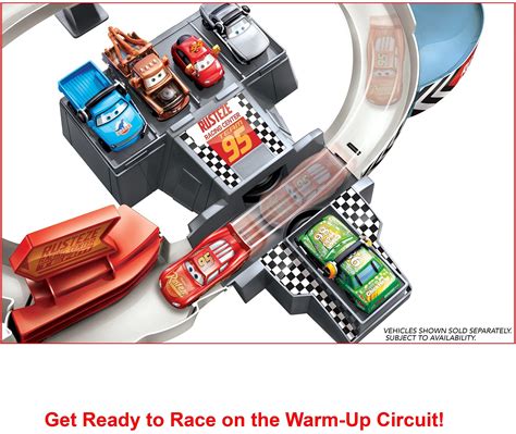 Disney Pixar Cars Rust Eze Double Circuit Speedway Playset Test Track