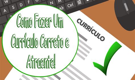 Como Fazer Um Curriculo Correto E Atraente YouTube