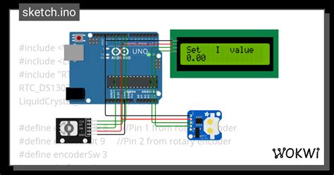 arduino rotary menu v2 wokwi esp32 stm32 arduino simulator