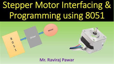 Stepper Motor Interfacing With Microcontroller Youtube