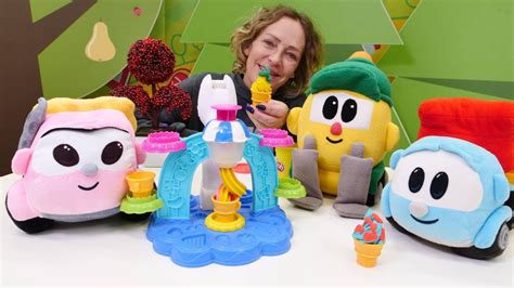 Hamur oyunları Küçük kamyon Leo oyuncakları için play doh dondurma