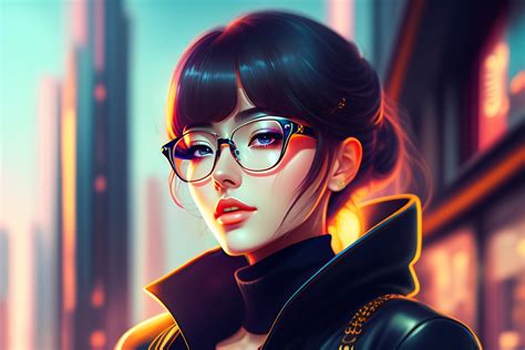 Lexica Elegant Girl In Urban Outfit Cute Fine Face Rounded Eyes