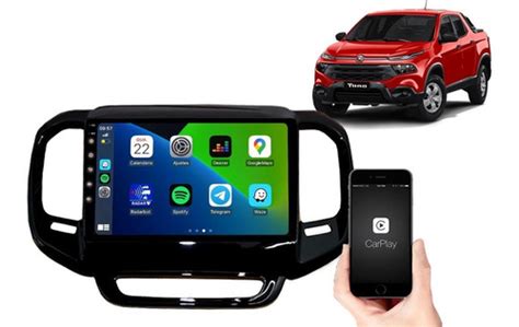 Central Multimídia Android Fiat Toro 2016 2017 2018 2019 20