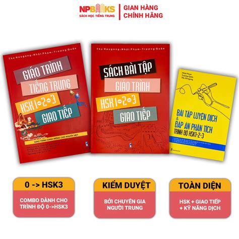 Mua Combo S Ch Gi O Tr Nh Ti Ng Trung Hsk Giao Ti P B I T P Luy N