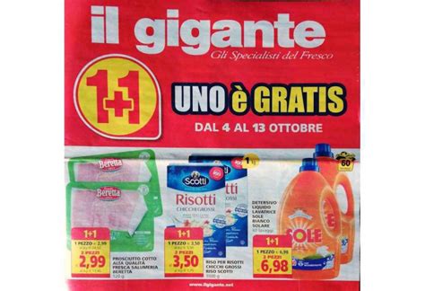 Volantino Il Gigante Dal 4 Al 13 Ottobre 2021