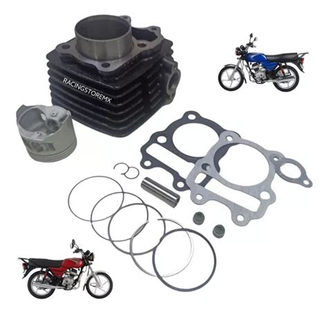 Kit De Cilindro Piston Anillos Completo Bajaj B Xer Env O Gratis